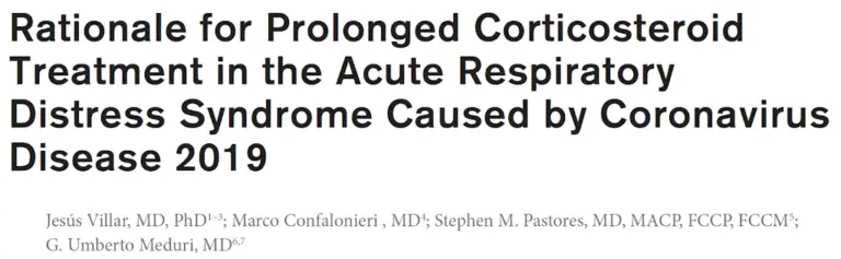 Corticosteroids for COVID - Improving Outcomes