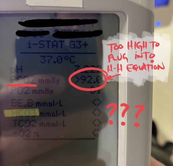 Bicarbonate (Carbon Dioxide/CO2) on Serum BMP & Blood Gases/ABG