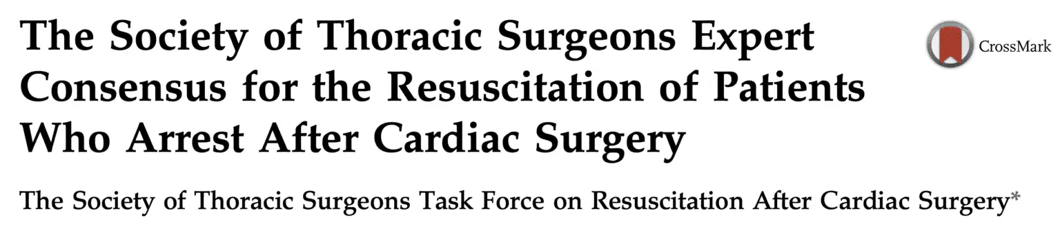 Cardiopulmonary Resuscitation: ACLS in the CVICU